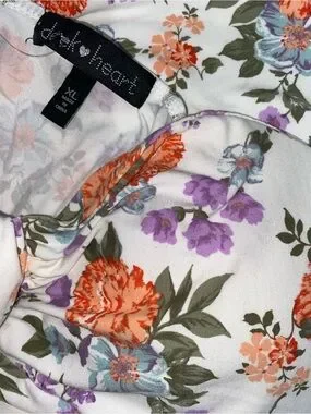 Derek Heart | Dresses | Derek Heart White Floral Halter Dress With ...